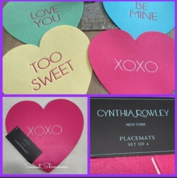 Cynthia Rowley | Dining | 4 Cynthia Rowley Valentine Conversation Candy ...